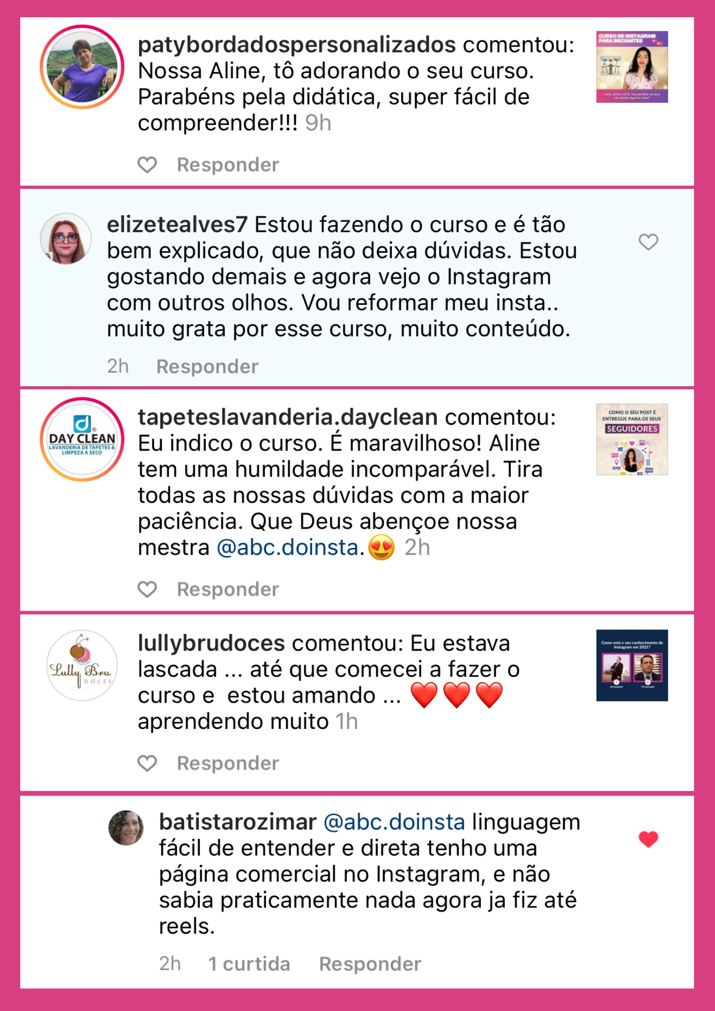 ABC NO INSTA – APRENDA INSTAGRAM DO ZERO – Abc no Insta